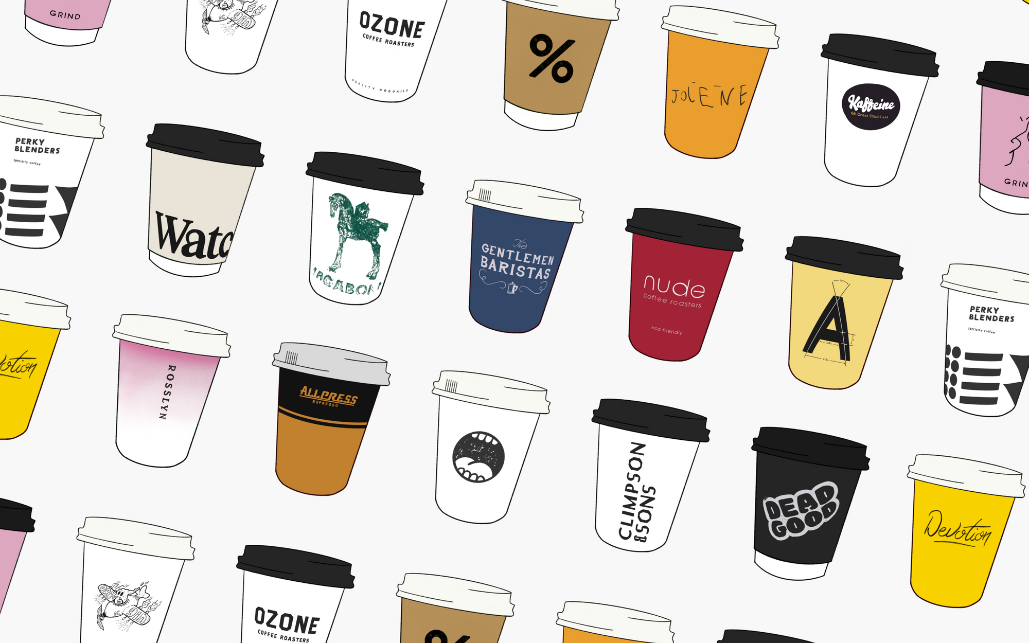 Customised Coffee Cup Prints – East London Print House